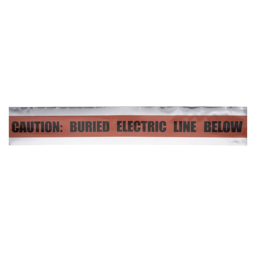 NSi - NSI ULTD-327 1000 Foot x 3 Inch Red Caution Buried Electric Line Below Legend Detectable ...
