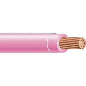 Copper Wire - THHN #12 Stranded PINK Wire, Copper Conductor (2500ft Reel)
